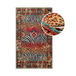 Wecon Home Badteppich Boho Safari in multi | Gr.: 55 x 65 cm
