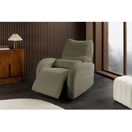 Riess Ambiente Elektrischer Kinosessel PRIORITY gr&uuml;n inkl. Kissen 360&deg; drehbar mit USB-Anschluss Riess-Ambiente Modern