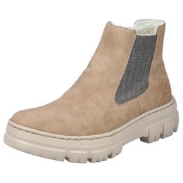 Rieker Chelsea Boots 'Z7465' female size 43 Beige / Black / White