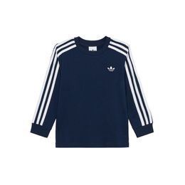 adidas originals Sweatshirt '3-STRIPES LONG SLEEVE' Jungen Gr&ouml;&szlig;e 122 marine / wei&szlig;