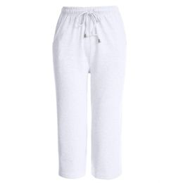 WITT Damen Caprihose in Stretch-Qualit&auml;t, wei&szlig;, Gr&ouml;&szlig;e 56