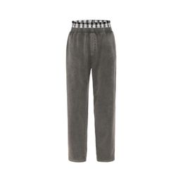 Dandalo Hose Herren Gr&ouml;&szlig;e 33 basaltgrau / schwarz / wei&szlig;