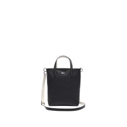 Lacoste Shopper 'Sac Cabas Lacoste Anna Petit Piqu&eacute; NF4929AA Noir Farine' female size One size Black