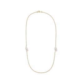 La Maison Gisel B. Kette 'Emina' Damen Gr&ouml;&szlig;e 42cm gold / perlwei&szlig;