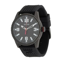 GUESS Uhr 'VARSITY G' Herren Gr&ouml;&szlig;e One Size hellgrau / rot / schwarz