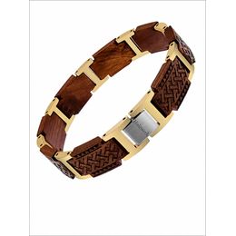 Holzwerk Armband 'EIBSEE' Herren Gr&ouml;&szlig;e 21 cm braun
