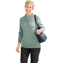 V-Ausschnitt-Pullover