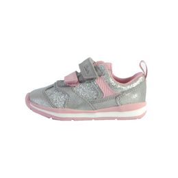 Clarks Ferris Run Kinder-Sneaker aus Leder Grau | Gr.: 22