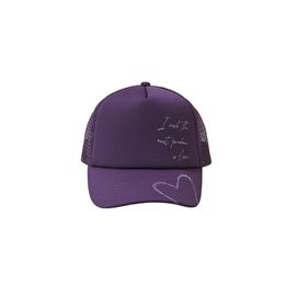 The Odds M&uuml;tze 'I Wish The Next Pandemic Is Love Trucker Cap/ LMTD edition' Damen Gr&ouml;&szlig;e 55/60 lila