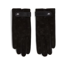 K by KARL LAGERFELD Karl Lagerfeld Fingerhandschuhe 'K/Autograph' Damen Gr&ouml;&szlig;e XL schwarz