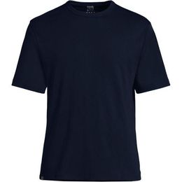 LANDS' END Supima-Shirt '63 aus Interlock-Baumwolle, Herren, size: regular, Blau, Baumwolle, by Lands' End