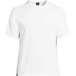 LANDS' END Supima-Shirt '63 aus Interlock-Baumwolle in Tall-Gr&ouml;&szlig;e, Herren, size: tall, Wei&szlig;, Baumwolle, by Lands' End