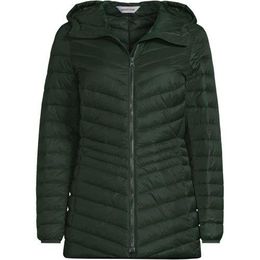LANDS' END Daunenjacke WANDERWEIGHT Verstaubar Ultraleicht mit Kapuze f&uuml;r Damen, Damen, size: regular, Gr&uuml;n, Nylon/Daunen, by Lands' End