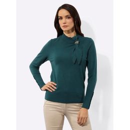 CR&Eacute;ATION L creation L Modal-Mix-Pullover in petrol | Gr.: 50