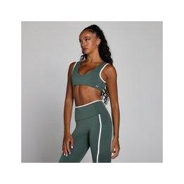 Myprotein MP Damen Velocity Kontrast-Sport-BH mit doppelter Lage &ndash; Wolkengr&uuml;n - XL