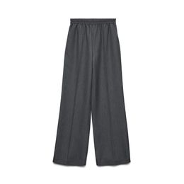 V&eacute;ro Moda Vero Moda Hose mit weitem Beinschnitt in Dark Grey Melange | Gr.: W36/L34