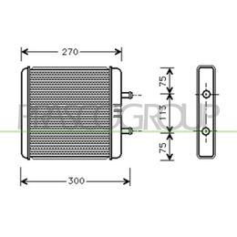 PRASCO W&auml;rmetauscher, Innenraumheizung ft925h002 f&uuml;r Fiat
