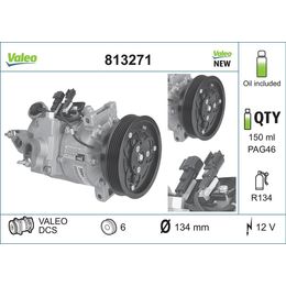Valeo Kompressor, Klimaanlage NEW ORIGINAL PART 813271 f&uuml;r Volvo ASIA