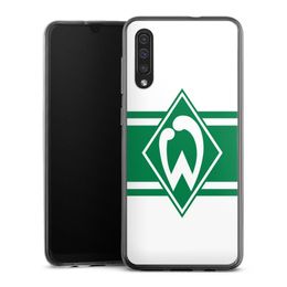 DeinDesign Galaxy A50 Handy Silikon H&uuml;lle Case transparent Handyh&uuml;lle Sv Werder Bremen Official Licensed Product Logo Silikon Case