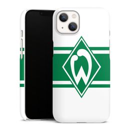 DeinDesign iPhone 13 Handy Premium Case Smartphone Handyh&uuml;lle Schutzh&uuml;lle matt Sv Werder Bremen Official Licensed Product Logo Premium Case