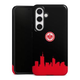 DeinDesign Galaxy S24 Handy Panzer Handyh&uuml;lle robuste Outdoor H&uuml;lle Schutzh&uuml;lle gl&auml;nzend Eintracht Frankfurt Sge Skyline Tough Case