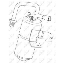 NRF Trockner, Klimaanlage EASY FIT 33217 f&uuml;r Ford MAZDA