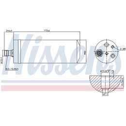 NISSENS Trockner, Klimaanlage 95489 f&uuml;r RENAULT