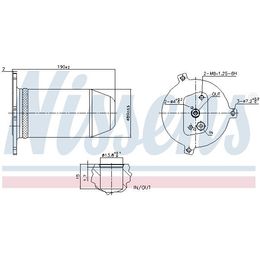 NISSENS Trockner, Klimaanlage 95174 f&uuml;r ALPINA