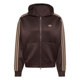 adidas originals Zip-Up Hoodie 'Adicolor' male size S Caramel / Chocolate