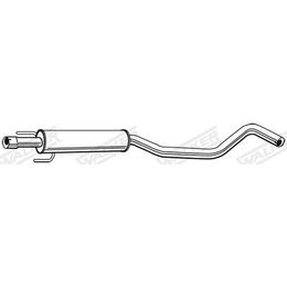 WALKER Mittelschalld&auml;mpfer 23253 f&uuml;r Opel Vaughall