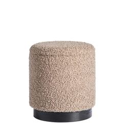 Mid.you Hocker, Hellbraun, Textil, 38x42x38 cm, Wohnzimmer, Hocker, Sitzhocker