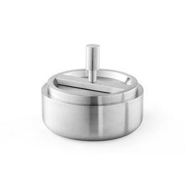 Zack Aschenbecher Contas, Edelstahl, Metall, 11 cm, Essen & Trinken, Barausstattung