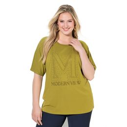 Ulla Popken Shirt in senfgelb | Gr.: 58-60