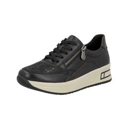 Rieker Sportlicher Schn&uuml;rschuh in schwarz | Gr.: 38