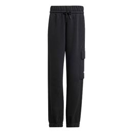 adidas Sportswear Workout Pants 'Essentials' boy size 122 Black / White
