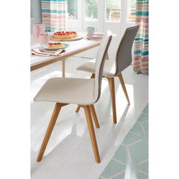OTTO home Esszimmerstuhl &raquo;Dalea&laquo; (Set) 4 Stk.im 2er, 4er oder 6er-Set, K&uuml;chenstuhl bunt Kunstleder;weicher Webstoff mit feiner Struktur aus 100% 