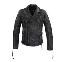 Trueprodigy Lederjacke Bryan in Schwarz | Gr.: L