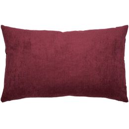 Pad Dekokissen &raquo;CASUAL&laquo; Feines Cord-Design, gro&szlig;e Farbvielfalt, in verschiedenen Gr&ouml;&szlig;en rot Polyacryl, Polyester B/L: 35cm x 60cm, 1 Stk.