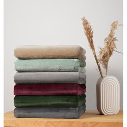 OTTO home Spannbettlaken &raquo;Desner3, Mikrofaser Fleece besonders weich im Griff, Cashmere-Touch&laquo; f&uuml;r Matratzen bis 20cm H&ouml;he, Bettlaken beige Microfaser