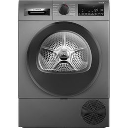 Bosch W&auml;rmepumpentrockner &raquo;WQG243DR10&laquo; Serie 6 Einfache Reinigung dank Easy Clean Filter, Bettw&auml;scheprogramm grau