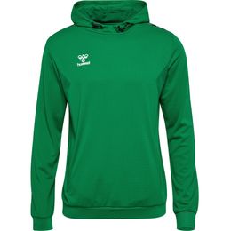 Hummel Sportsweatshirt 'Authentic PL' Herren Gr&ouml;&szlig;e XS dunkelgr&uuml;n / wei&szlig;