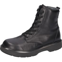 Waldl&auml;ufer WALDL&Auml;UFER Damen Stiefelette "H-Quinn", Gr. 5, schwarz, Nappaleder, Basic, Schuhe, Komfortboots, Schn&uuml;rboots in Bequemweite H (=sehr weit)