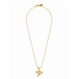 Fr&auml;ulein Wunder Fr&auml;ulein Wunder Kette 'Fisch' Damen Gr&ouml;&szlig;e 45 cm gold