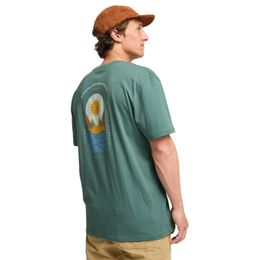 Billabong Herren T-Shirt "Sun Down A/DIV Premium"sea gr&uuml;n, Gr. XL, Obermaterial: 100% Baumwolle., Shirts