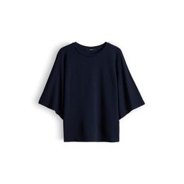someday. Unora Sweatshirt mit Stehkragen und 3/4-&Auml;rmeln in True Navy | Gr.: 38