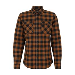 Vintage Industries Hemd 'Harley' Herren Gr&ouml;&szlig;e L honig / schwarz