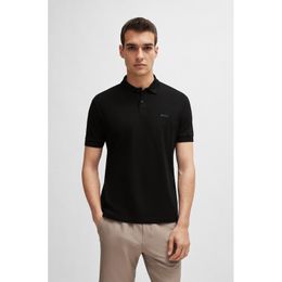 BOSS Green Herren BOSS Green Poloshirt &raquo;Pio Pique Regular Fit&laquo; Cotton Pique Polo, pflegeleicht 100% Baumwolle schwarz XXL