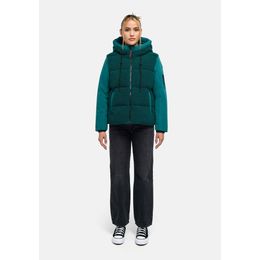 Marikoo Damen Winterjacke "Elidee", gr&uuml;n, Gr. M, Obermaterial: 100% Polyester, Jacken, Winterjacke mit Kapuze und praktischen Rei&szlig;verschlusstaschen