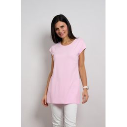 Seidel Moden Damen Longshirt, rosa, Gr. 38, Jersey, Obermaterial: 94% Viskose, 6% Elasthan, Shirts, MADE IN GERMANY