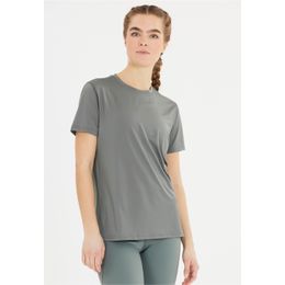 Endurance Damen T-Shirt "Yonan V2", grau, Gr. 36, unifarben, 92% Polyester, 8% Elasthan, Shirts, mit atmungsaktiver Quick-Dry-Funktion